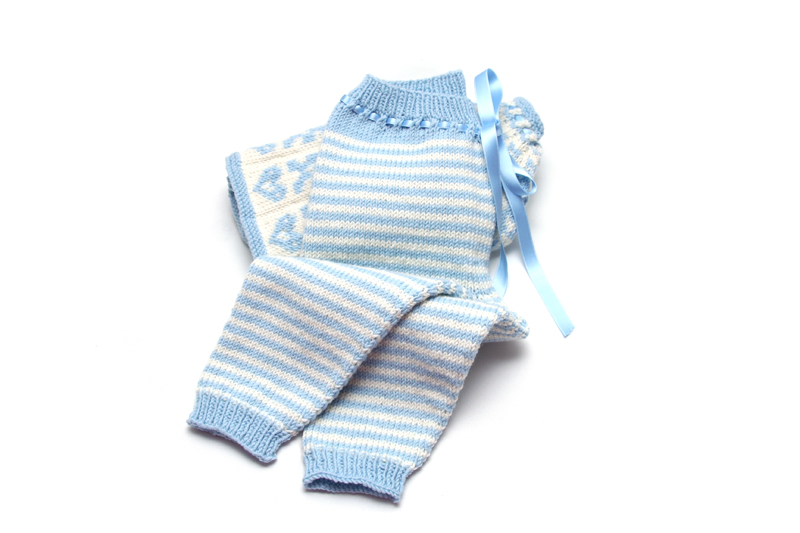 Hentesettet "Velkommen til verden" - Happy Knitting AS